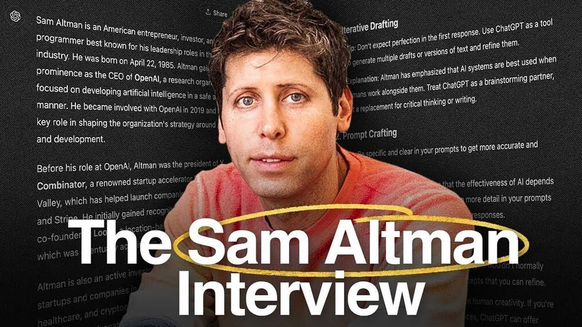Unveiling Sam Altman's Hidden Passion for Writing - Fusion Chat