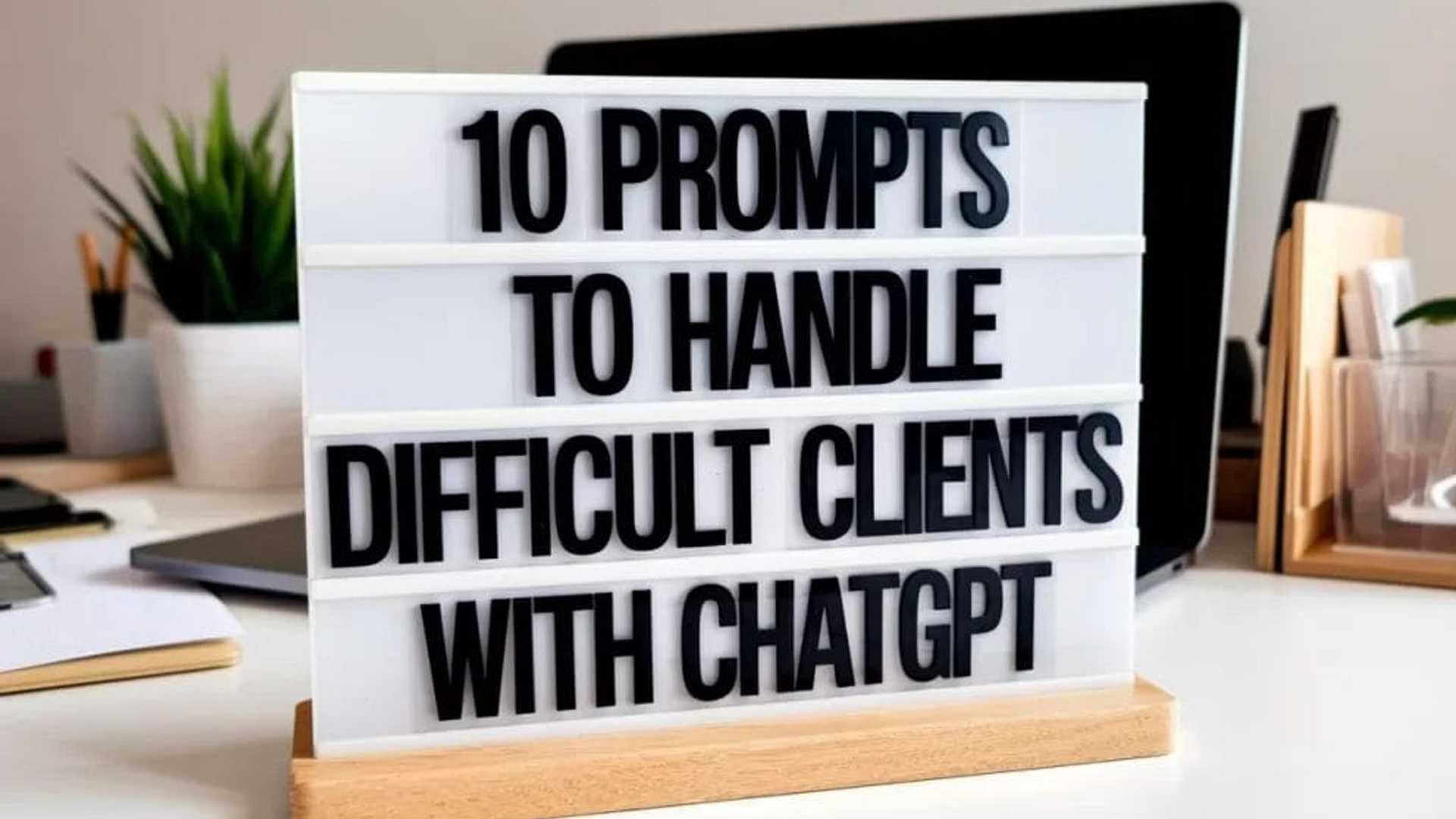 Building Trust with Clients: 10 ChatGPT Prompts for Handling ...