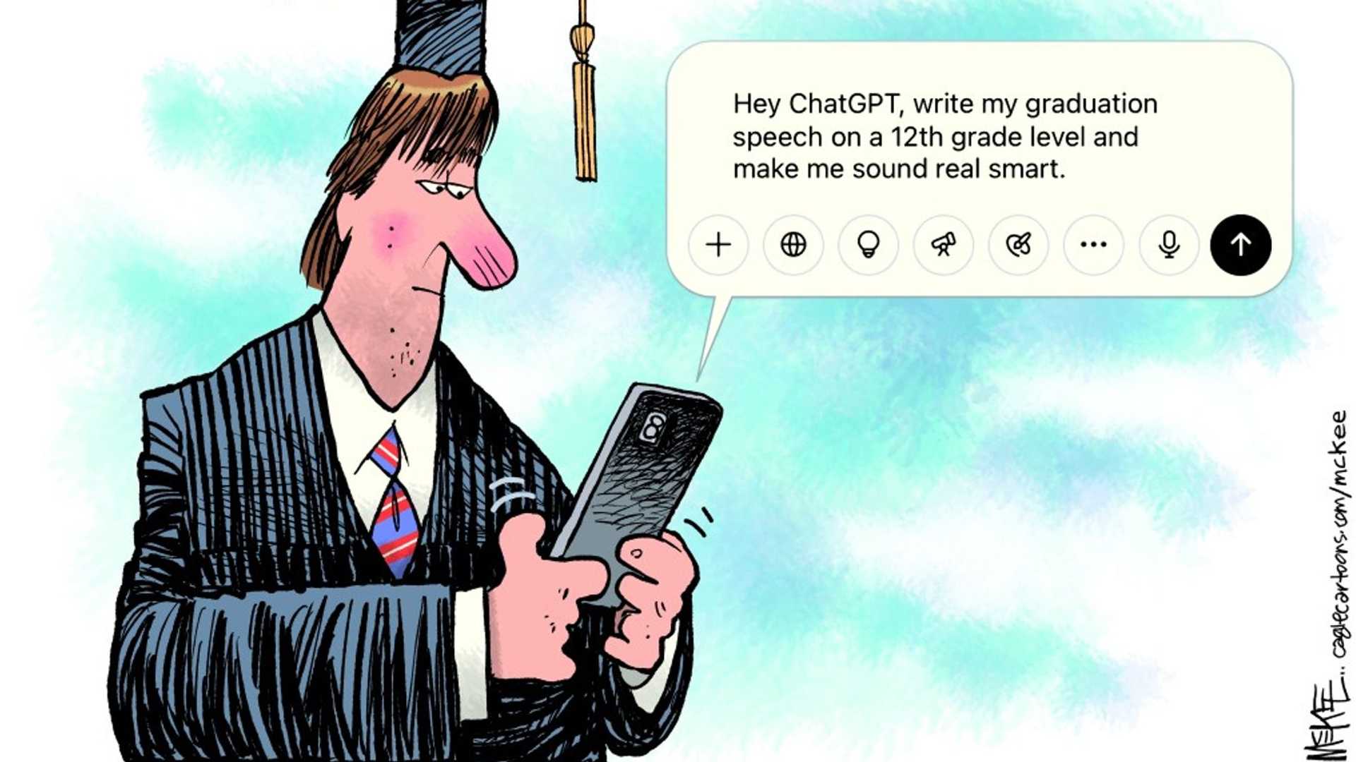 The Rise of ChatGPT Graduates: A Cartoonist's Perspective - Fusion Chat