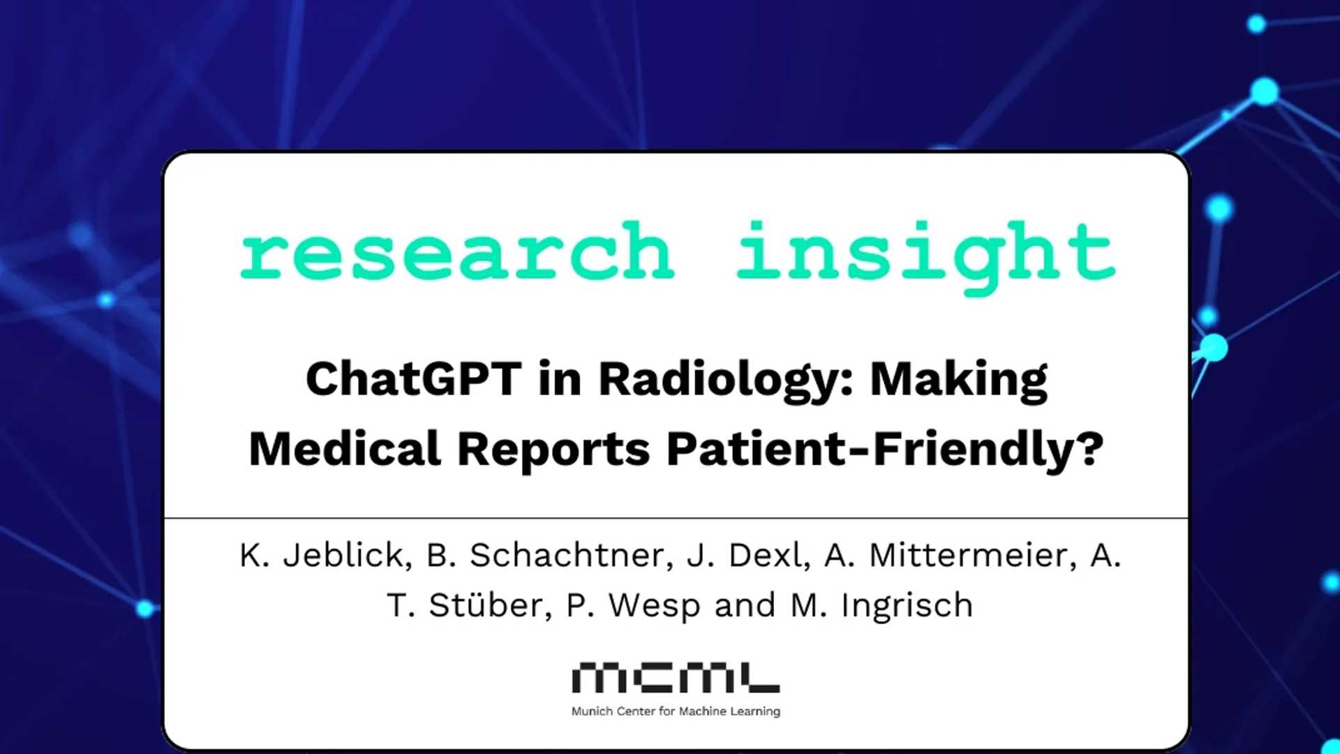 Simplifying Radiology Reports: The ChatGPT Revolution - Fusion Chat
