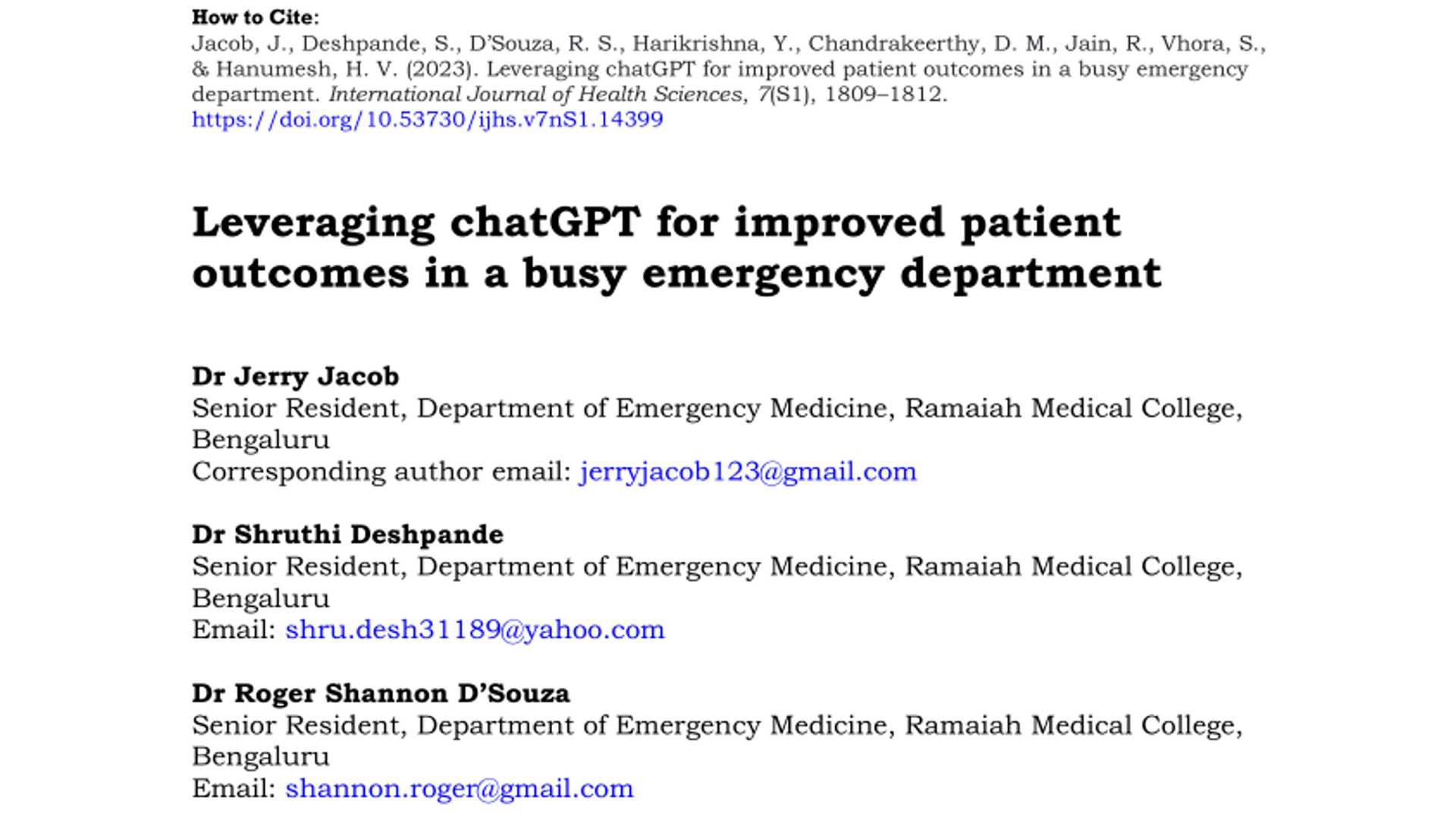 ChatGPT's Role in Overprescribing: A Critical Examination - Fusion Chat