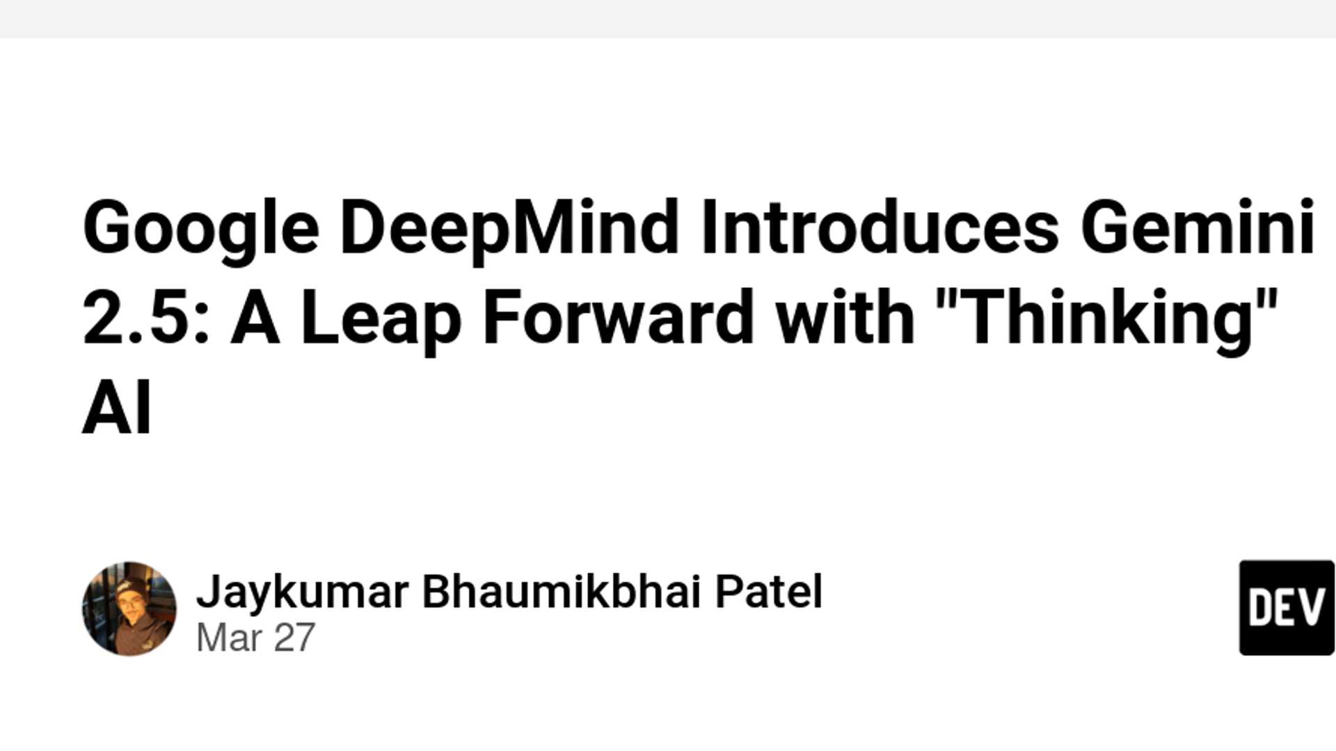 Breaking Boundaries: Gemini 2.5's Superior AI Logic Unveiled - Fusion Chat