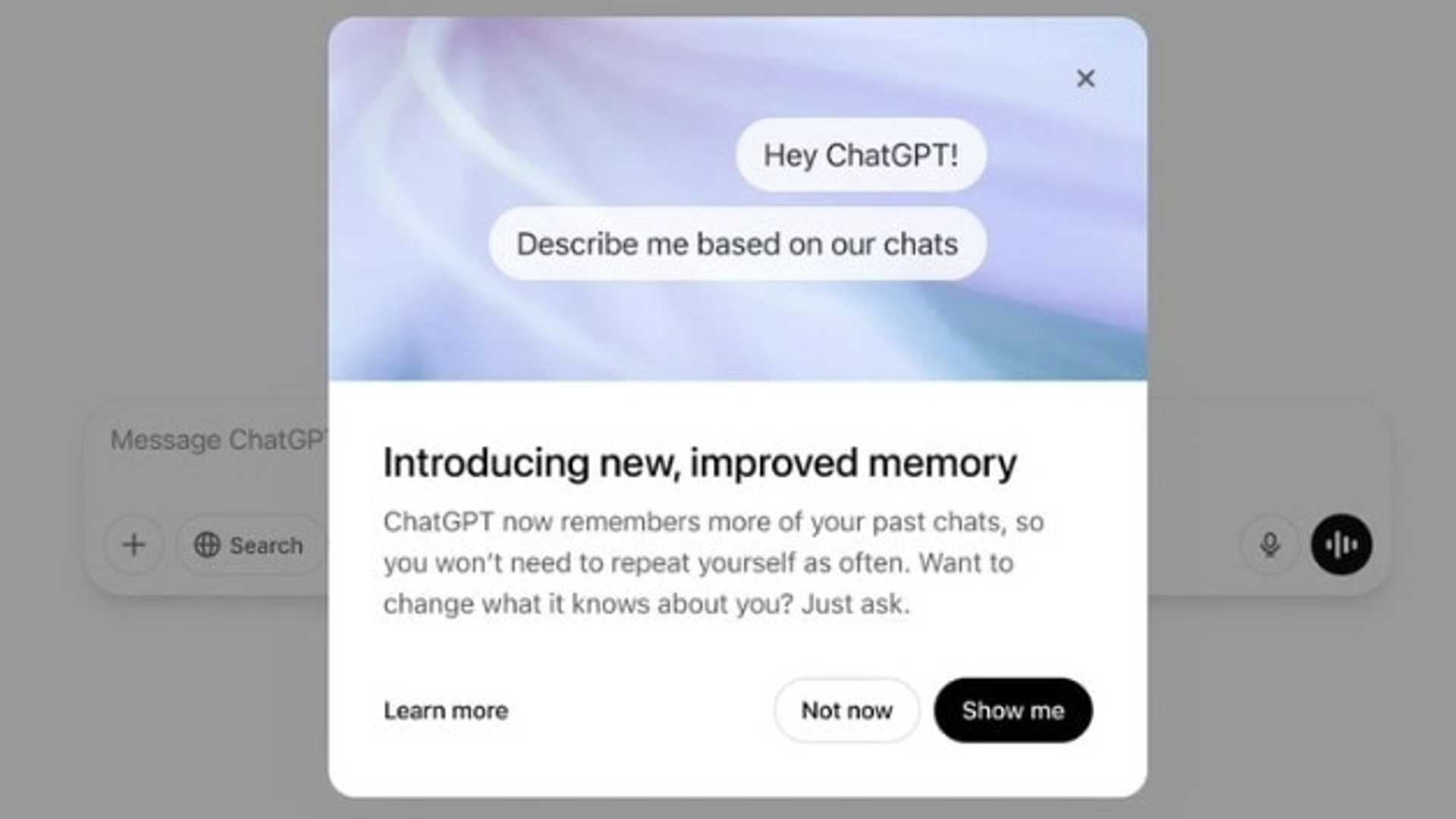 Enhanced User Control: ChatGPT's Memory Feature Evolution - Fusion Chat