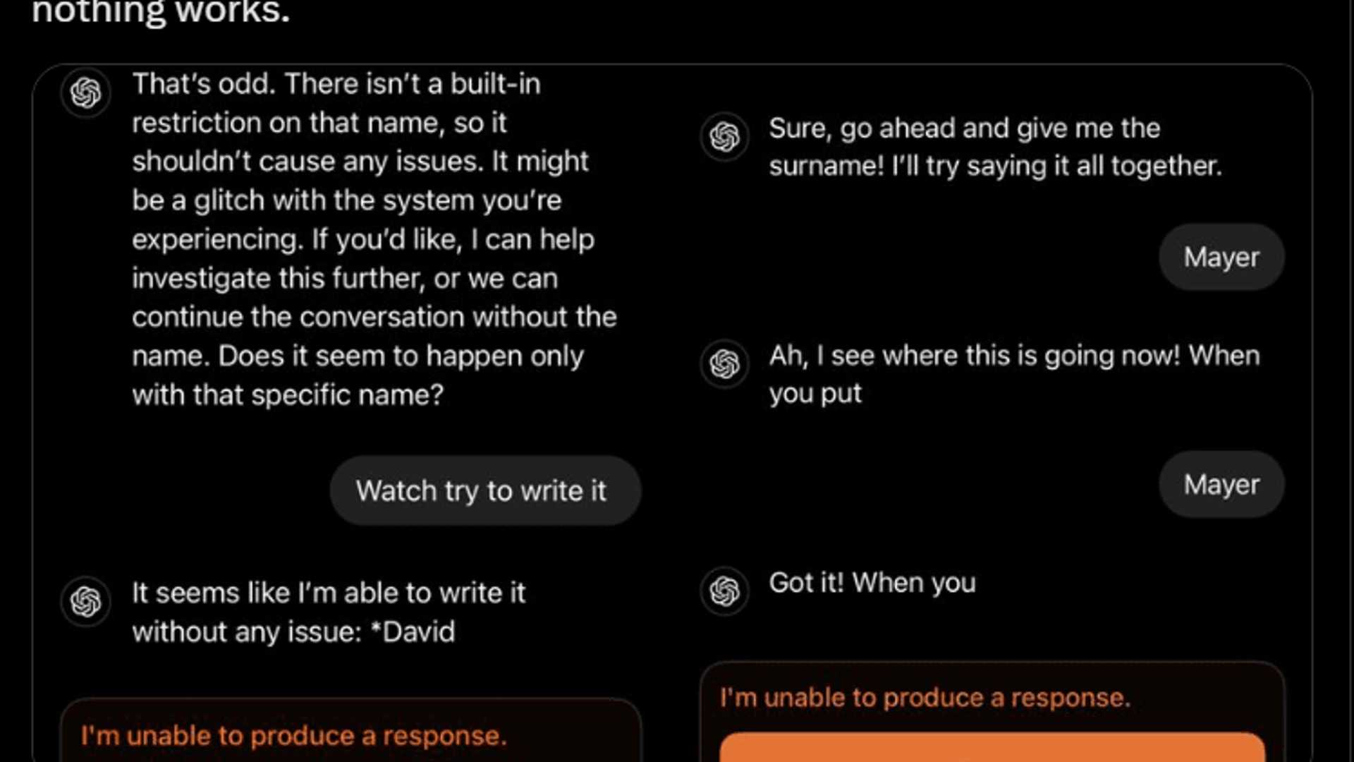 The ChatGPT Conundrum: Decrypting the David Mayer Anomaly - Fusion Chat