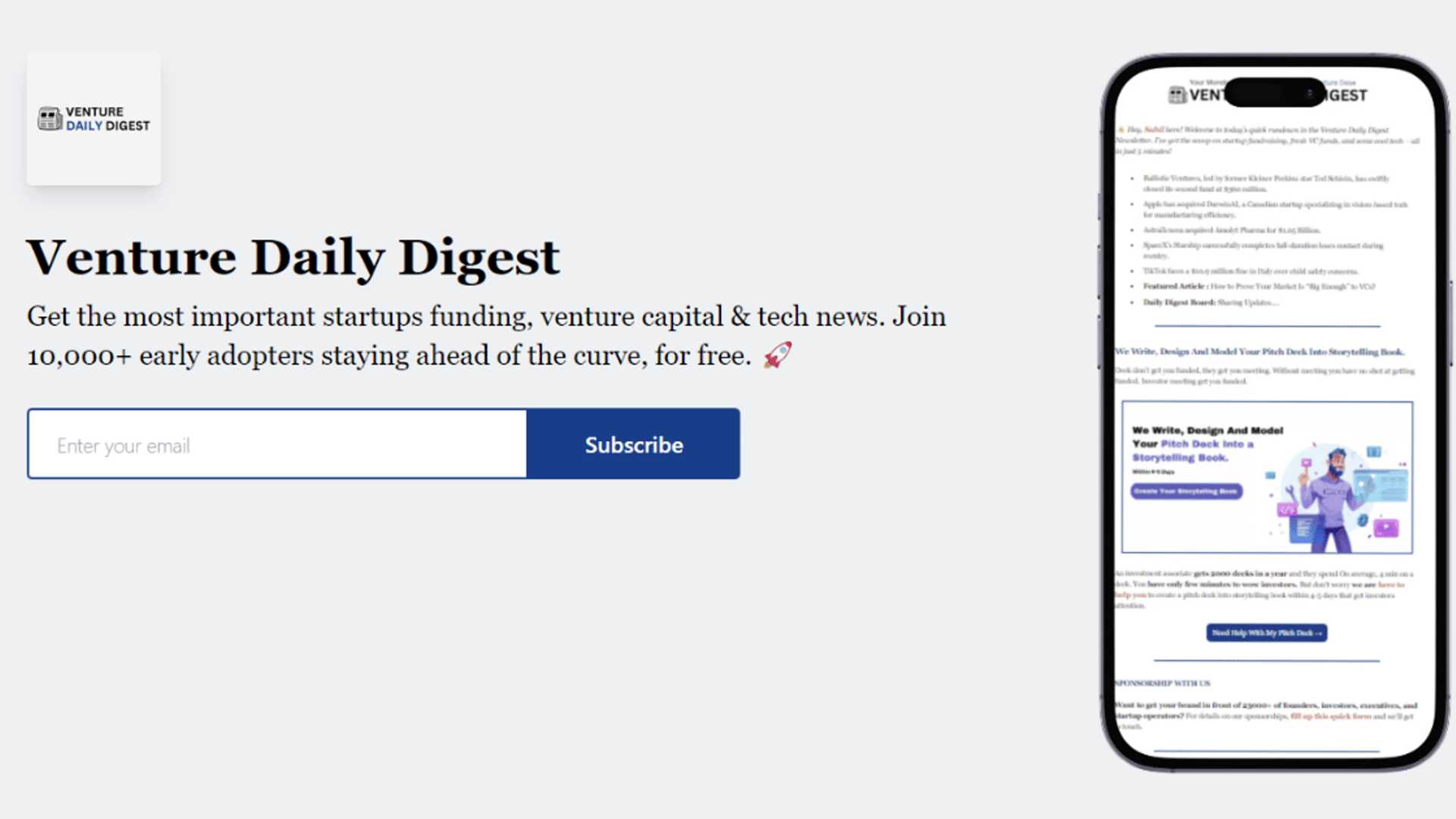 Stay Ahead of the Curve with Venture Daily Digest - Fusion Chat