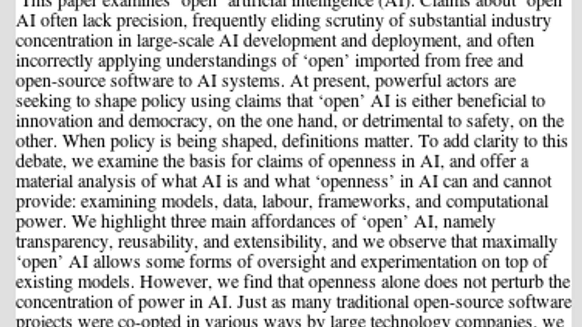 Unveiling the Truth Behind 'Open' AI Systems - Fusion Chat