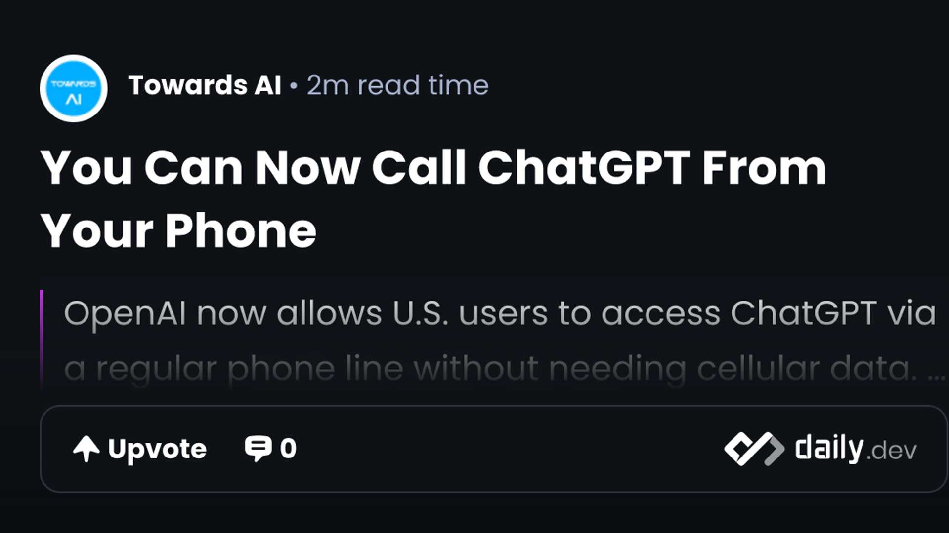 Connect with ChatGPT via Phone Calls: New Feature Alert! - Fusion Chat